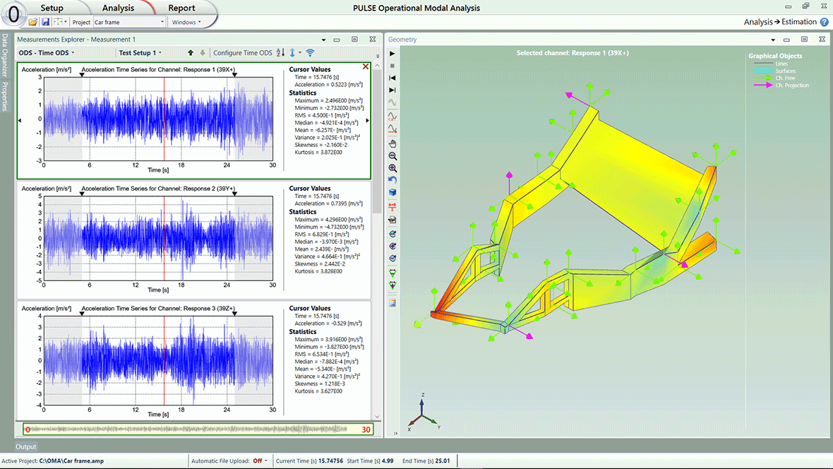 PULSE Operational 모달 해석 – Brüel & Kjær Sound & Vibration PULSE Operational 모달 해석 – Brüel & Kjær Sound & Vibration